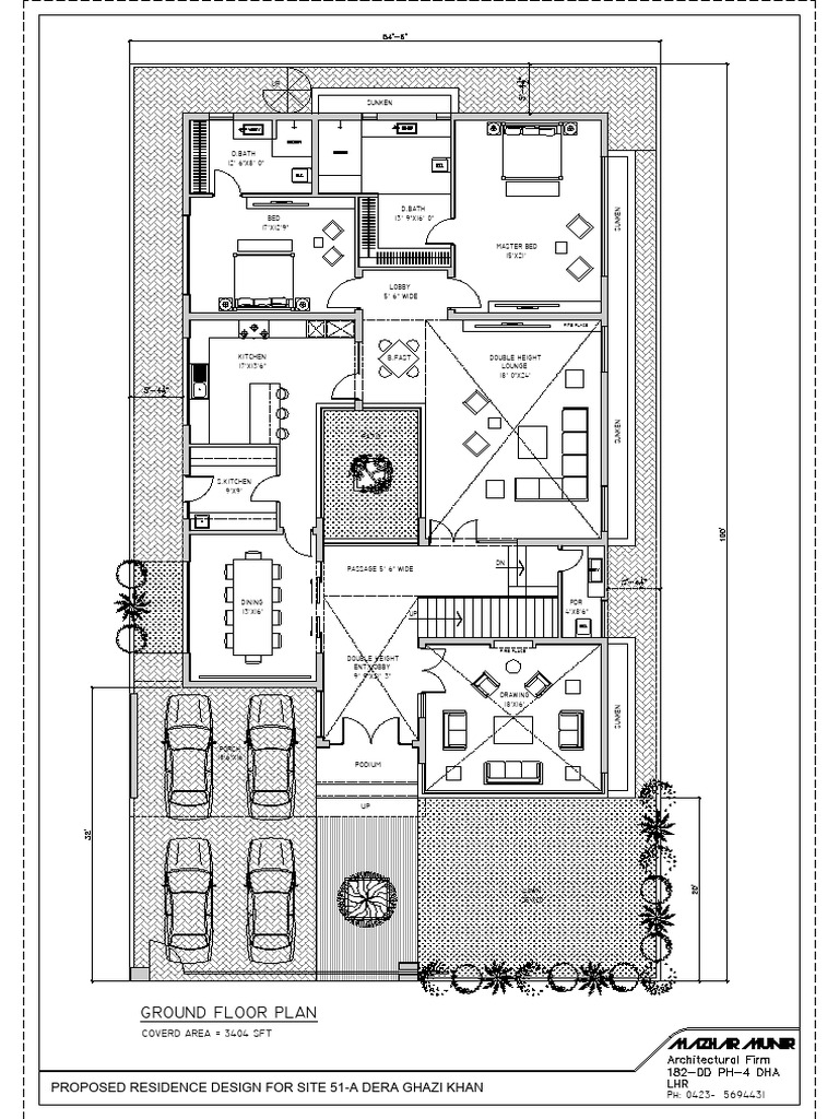 Dera Gazi Khan (Ground Floor Plan) | PDF