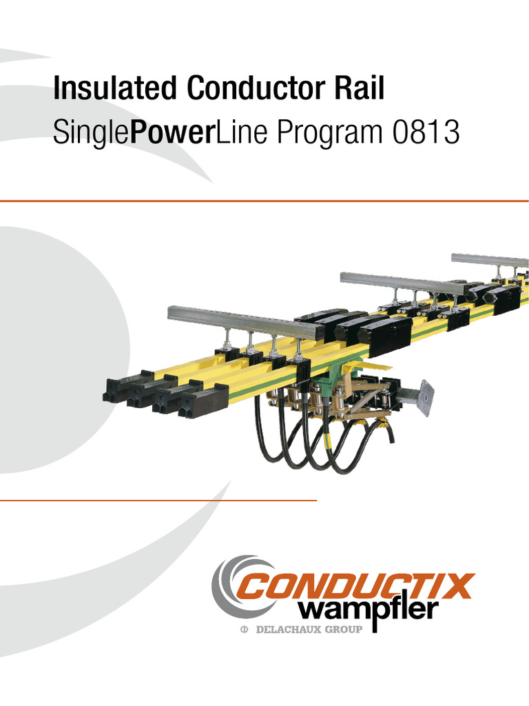 813 - Single Pole Insulated Conductor Rail | PDF | Electrical Connector ...