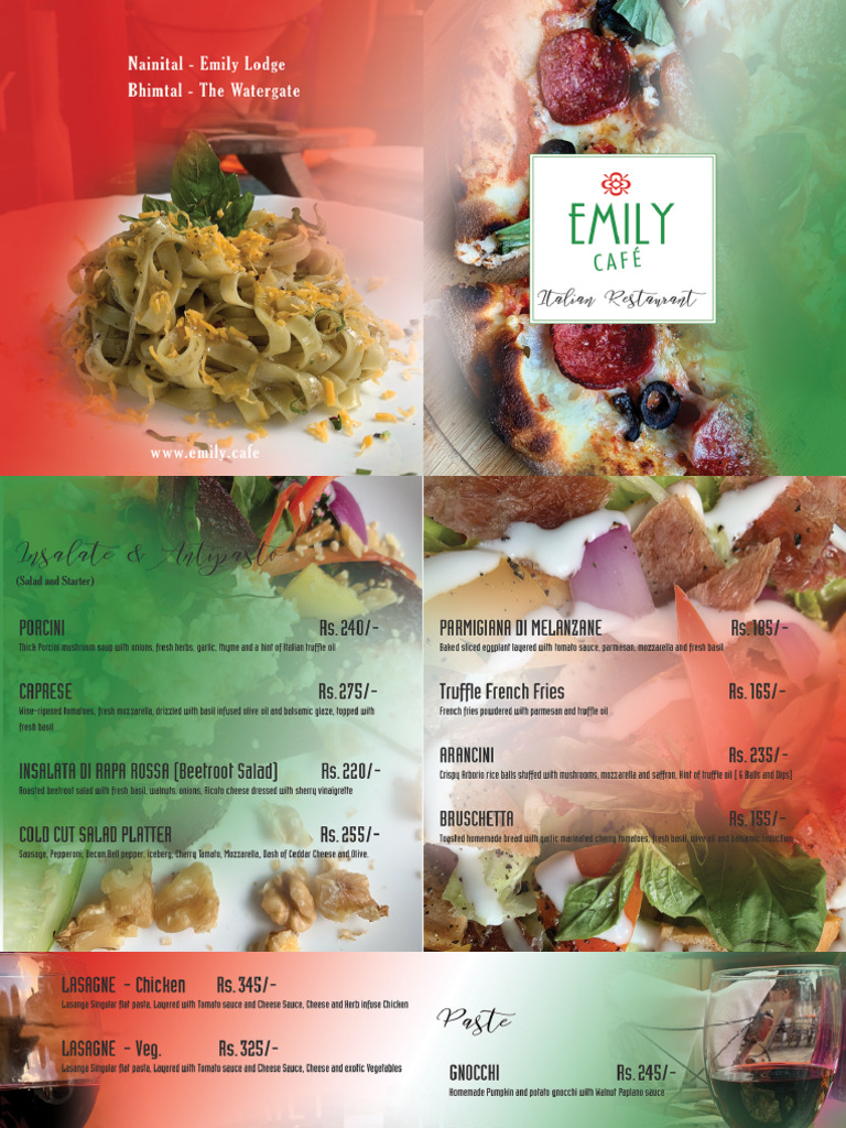 Emily Cafe Italian | PDF