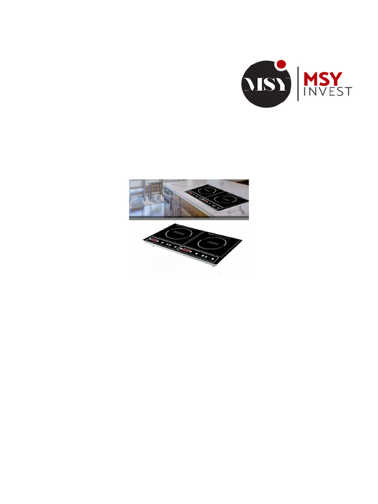 Home Tronics FYM35-S05 Induction Cooker | PDF