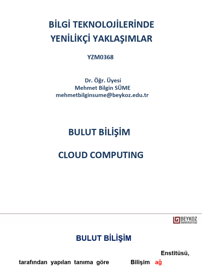 BULUT Bilişim | PDF