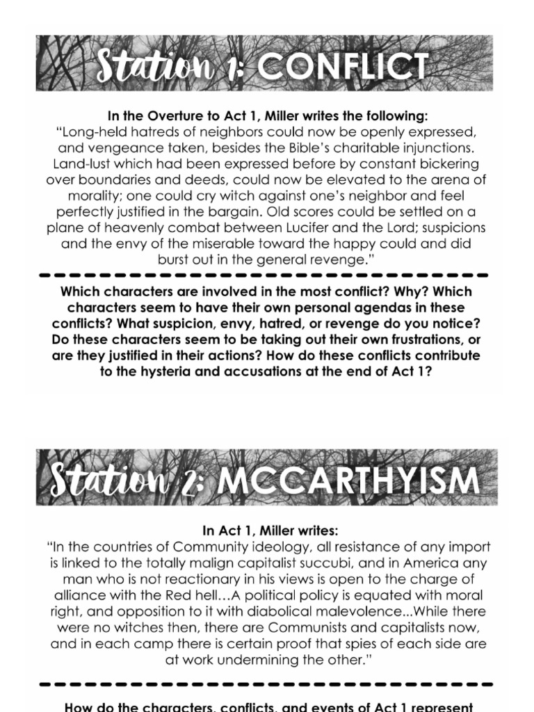 Act 1 Stations | PDF