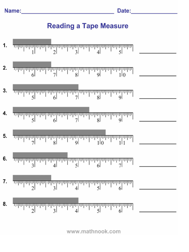 Tape Measure Quarter Inch v1 | PDF