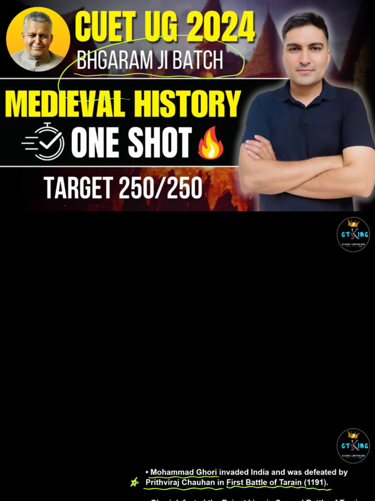 Medieval History Class Notes | PDF