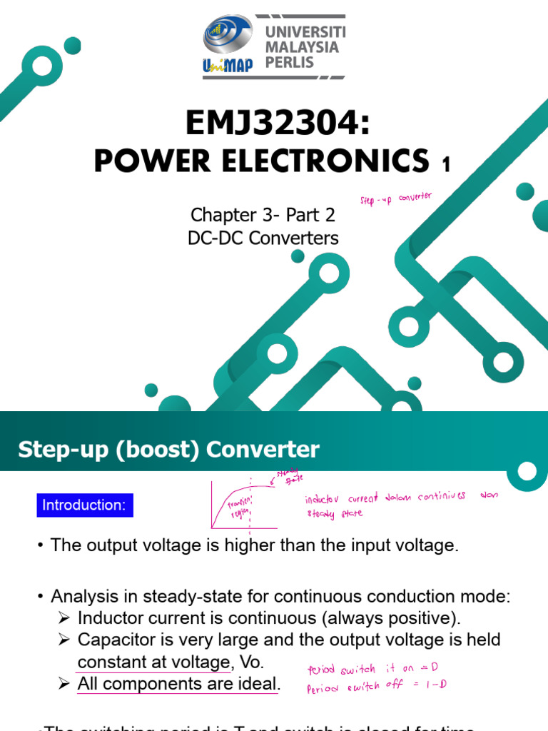 EMJ32304 Lecture DC-DC Part 2 | PDF | Power (Physics) | Electromagnetism