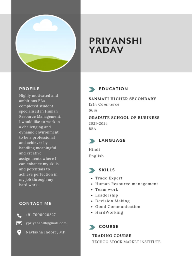 Priyanshi's Resume | PDF
