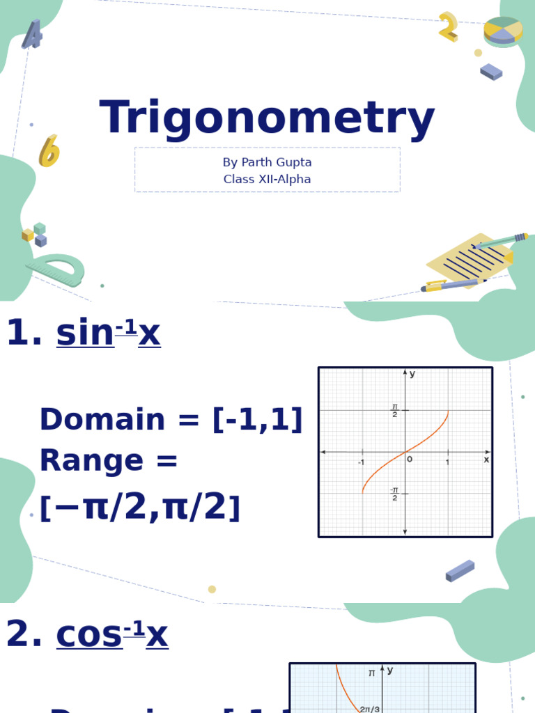 Trigonometry Inverse Functions | PDF