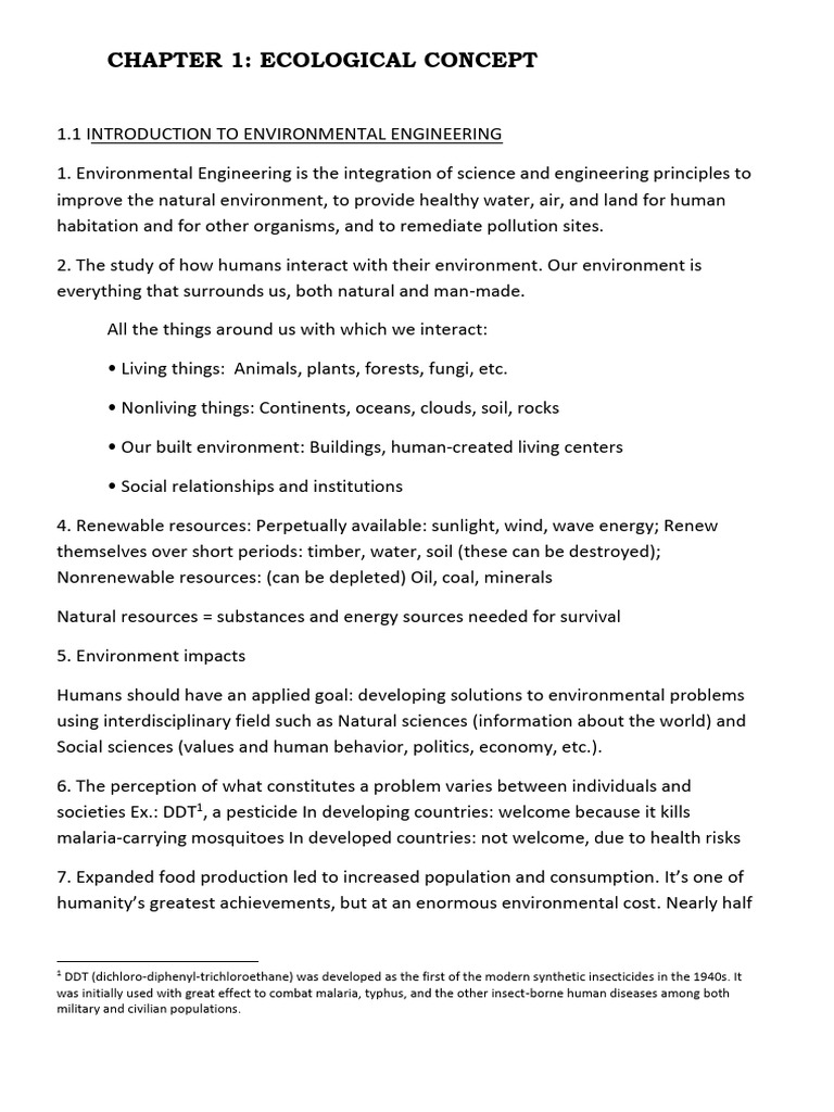 Lesson 1 ECOLOGICAL CONCEPT | PDF | Ecosystem | Nature