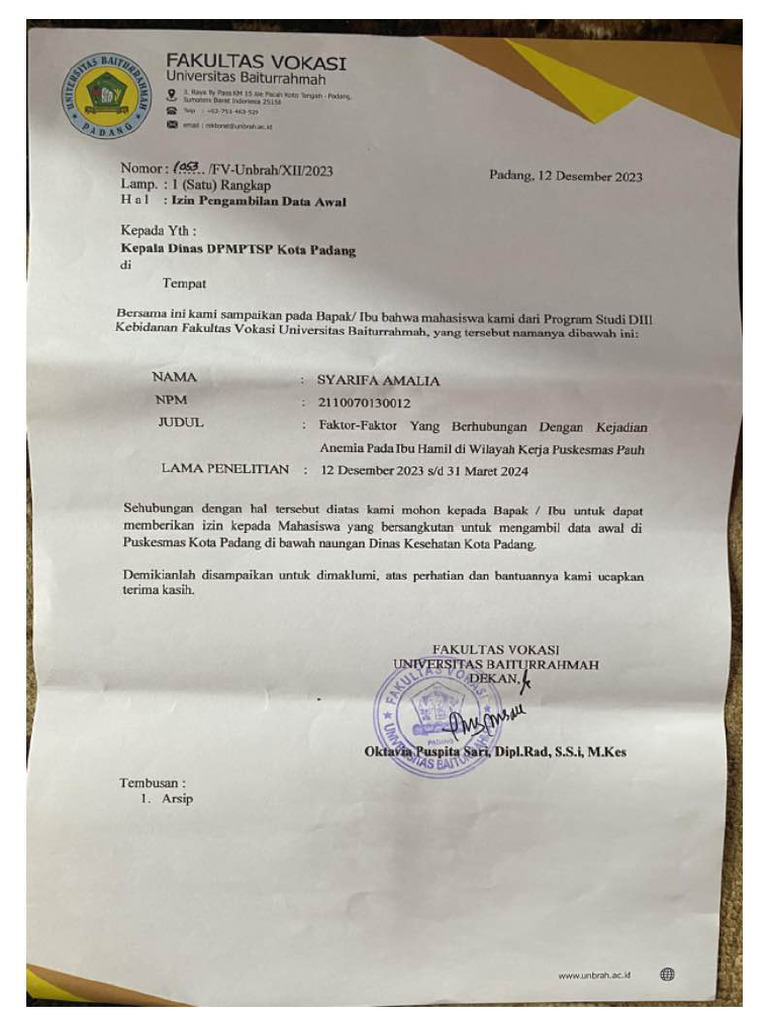 Syarifa Amalia (2405058) | PDF