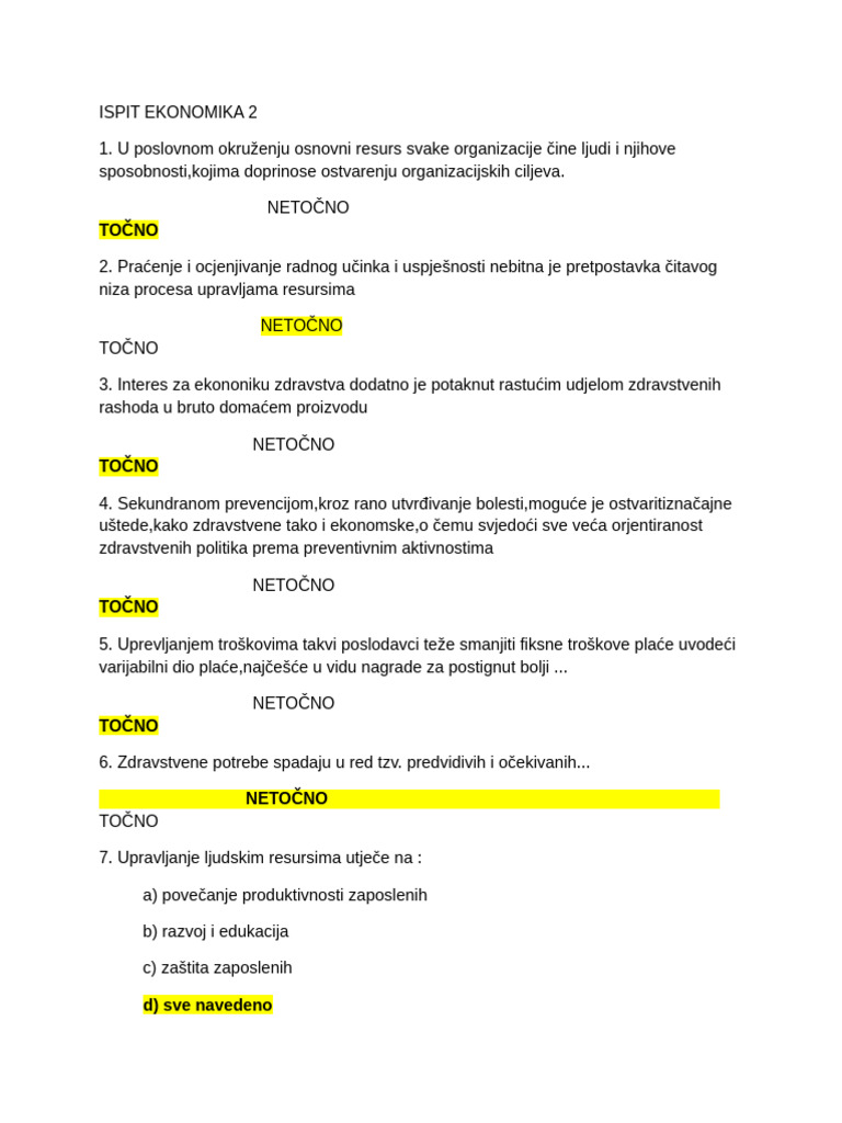 ekonomika 2 pretipkano | PDF