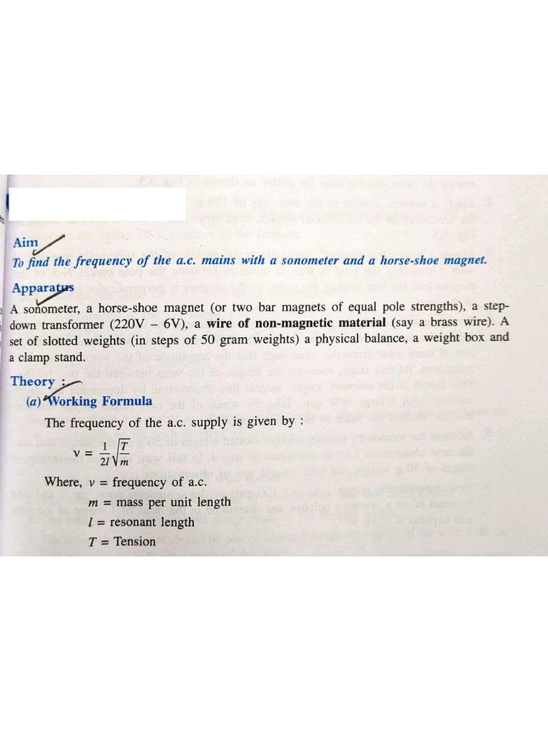 XI - Exp 6 - Sonometer 1 1 | PDF