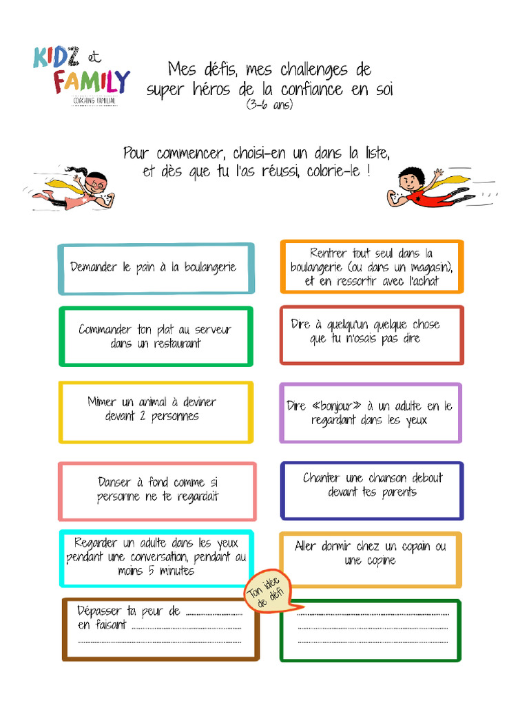 8 Mes Defis 3 6 Ans | PDF