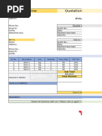 Tent House Bill Book Format 1 | PDF