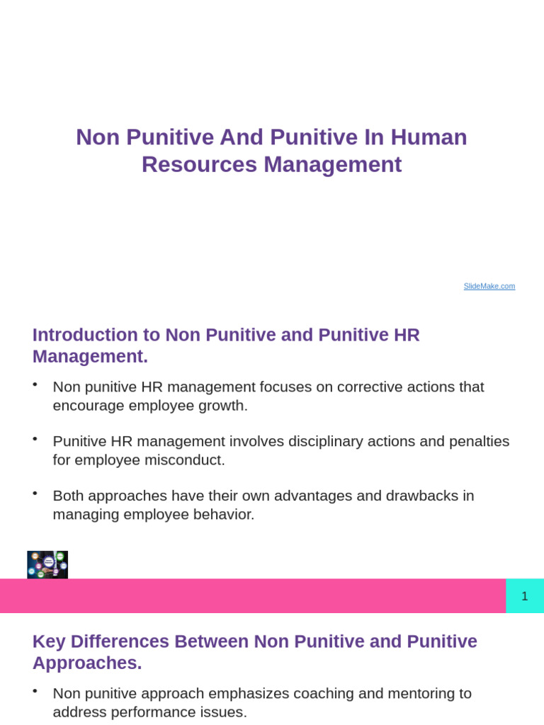 Non Punitive vs Punitive HR Management | PDF | Employment | Punishments