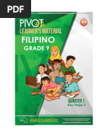 Grade 9 Filipino Module 1st Quarter | PDF