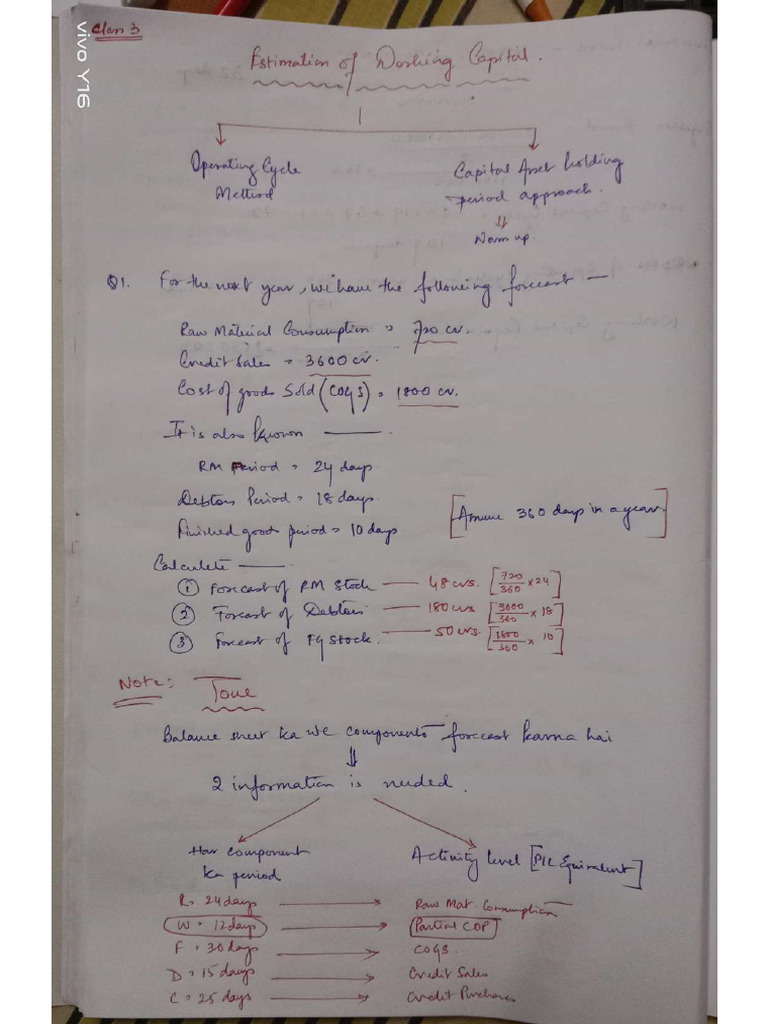 Introduction To WCM Class 3 Part 1 Class Notes | PDF