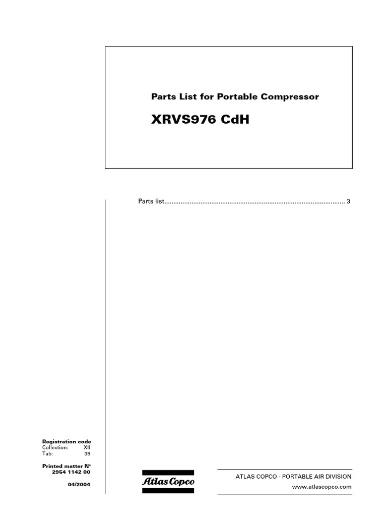 XRVS 976 - CDH - ASL | PDF | Washer (Hardware) | Vehicles