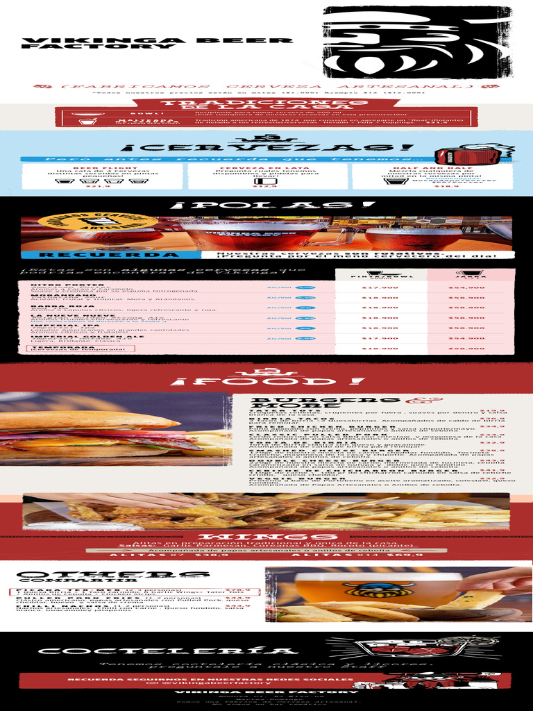 VBF Menu 2023 Carta 03 PDF | PDF | Cerveza | Bebidas Fermentadas