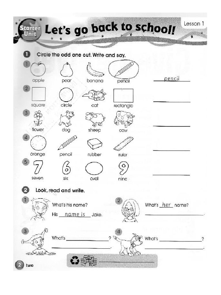 Give Me 5 2 Activity Book-1 | PDF