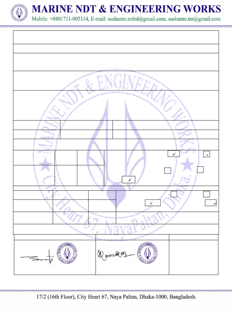 Mpi Test of Trans Samudera Shaft | PDF