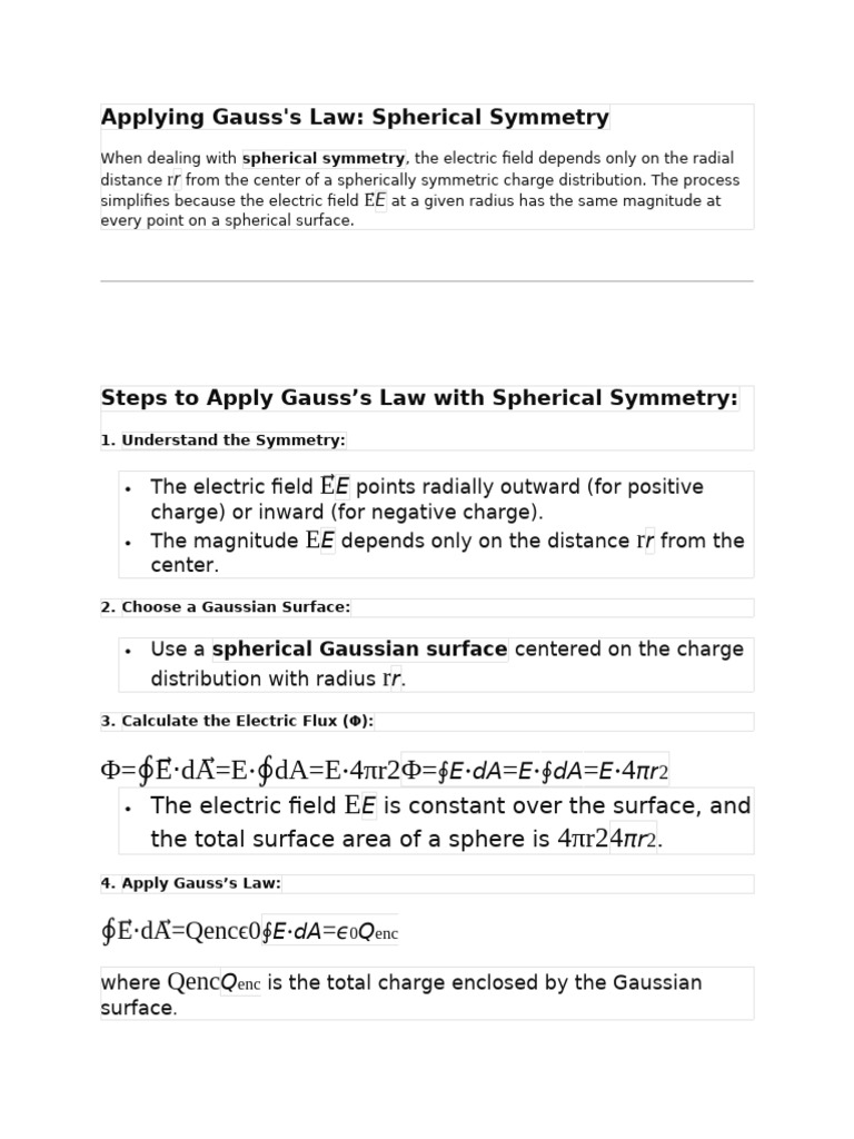 Applying Gauss | PDF