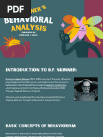 Behaviourism Theory by B.F Skinner PDF | PDF | Reinforcement | Behaviorism