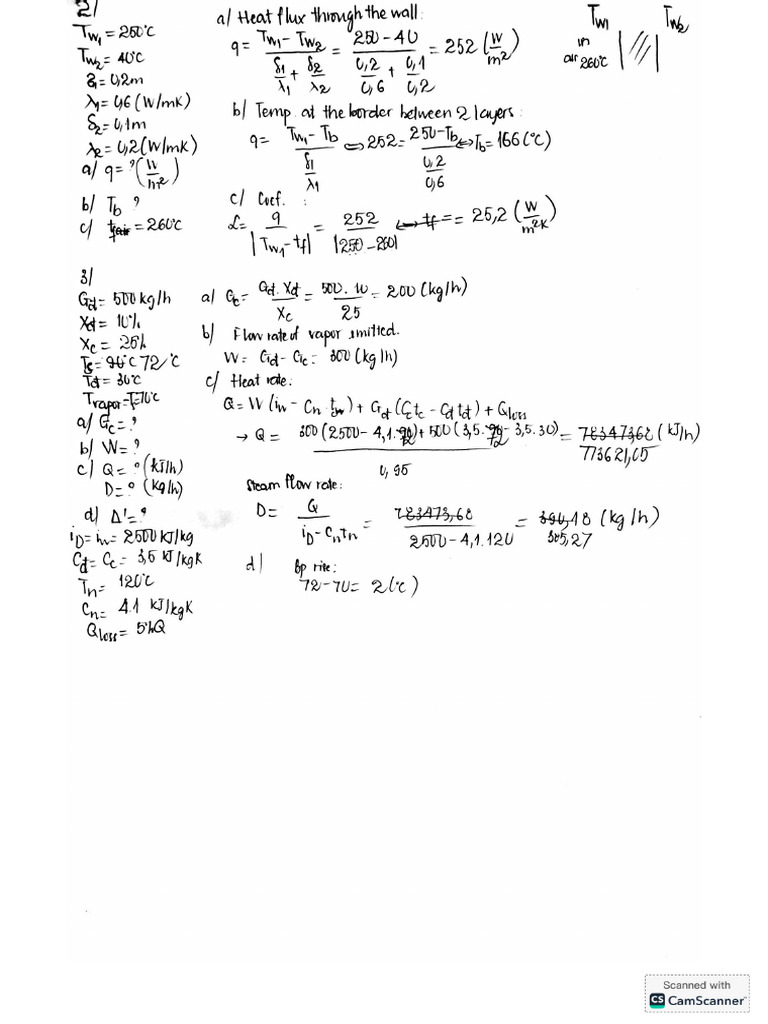 Heat trans - solution | PDF
