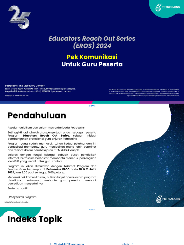 EROS 2024: Program STEM untuk Guru | PDF