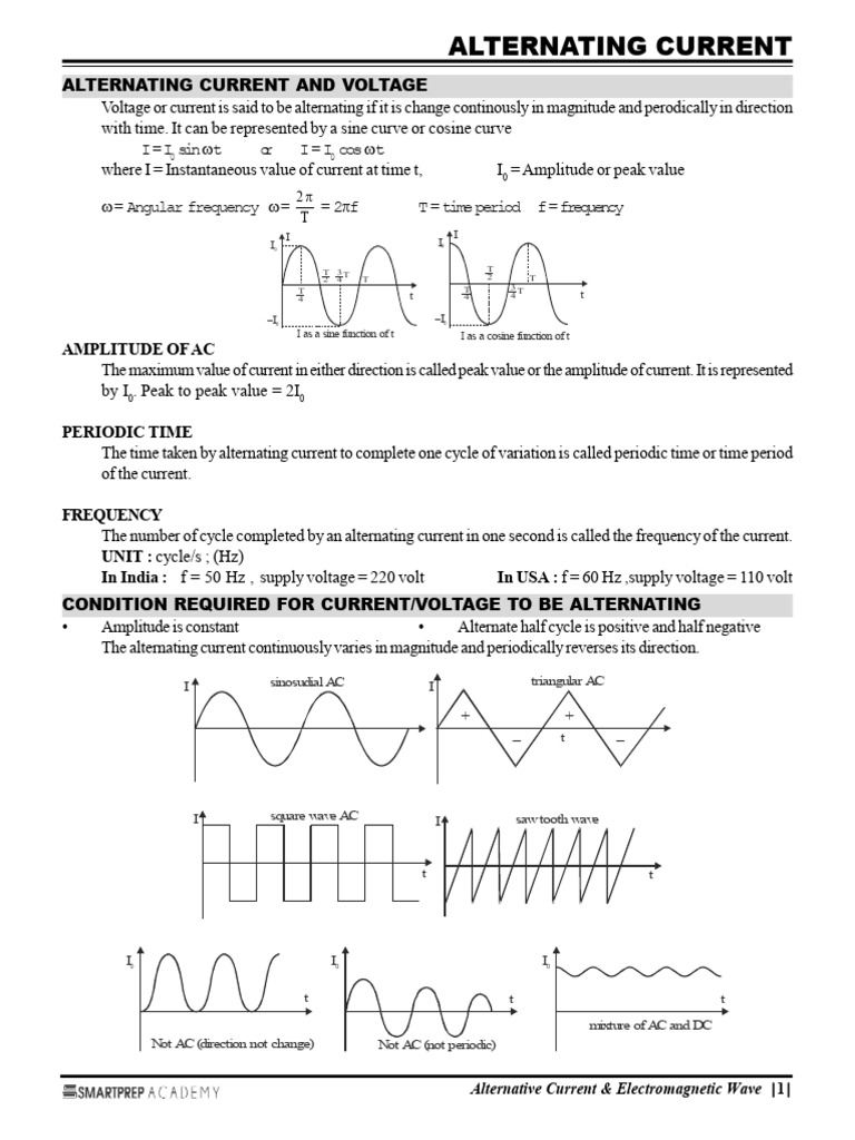 AC&EMW_eng | PDF | Alternating Current | Capacitor