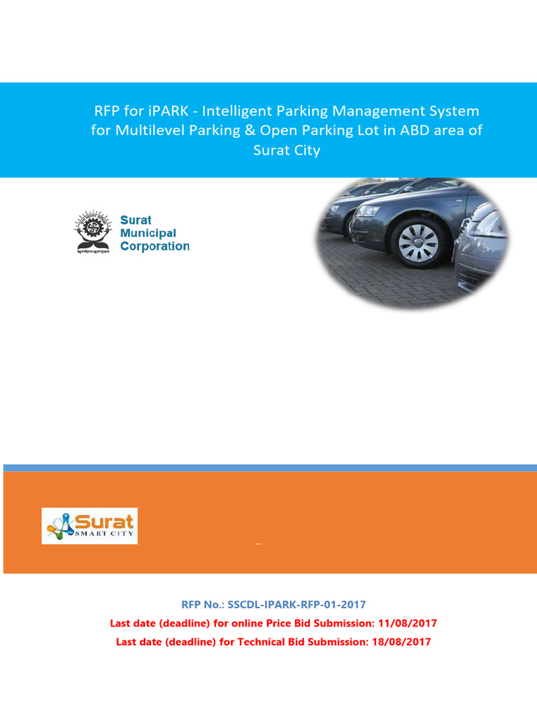RFP for IPARK - Intelligent Parking Management System for Multilevel ...