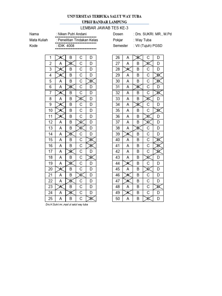 Tugas Quis 3 - Niken Putri Andani | PDF