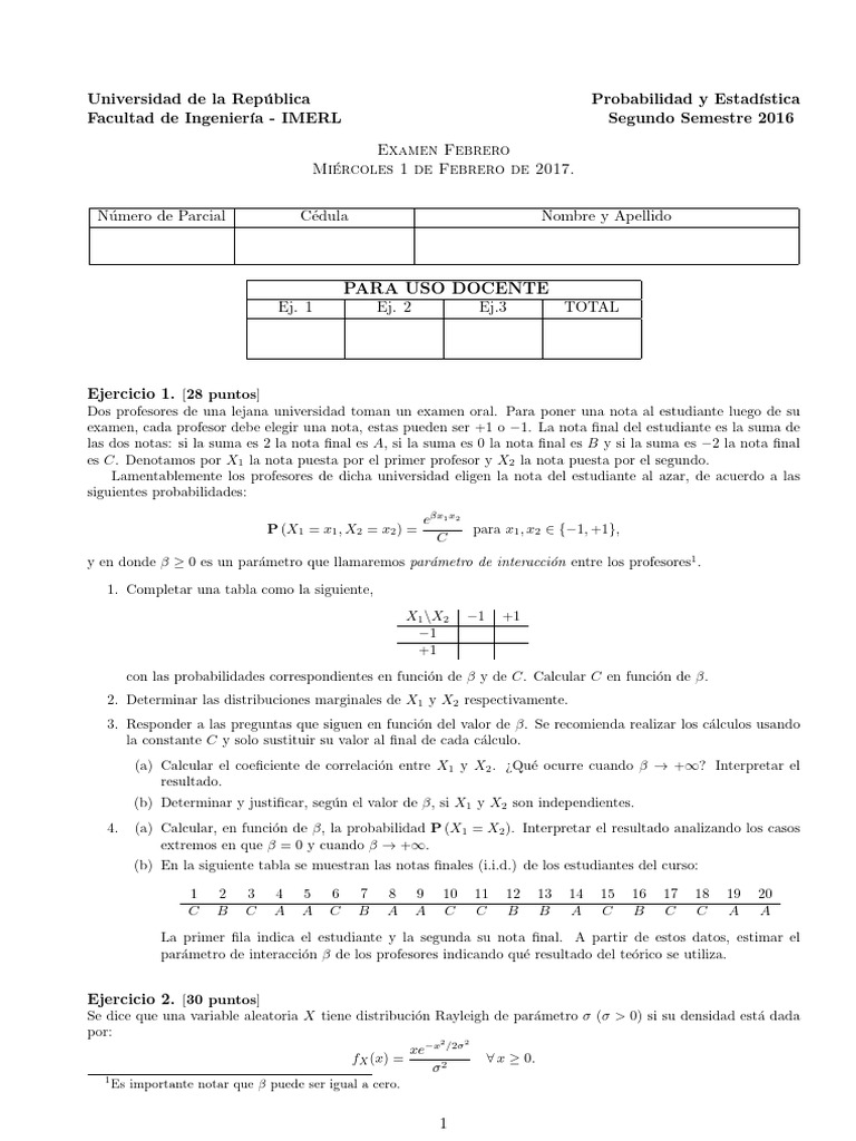 2017-Febrero-Examen - Letra | PDF | Errores tipo I y tipo Ii ...