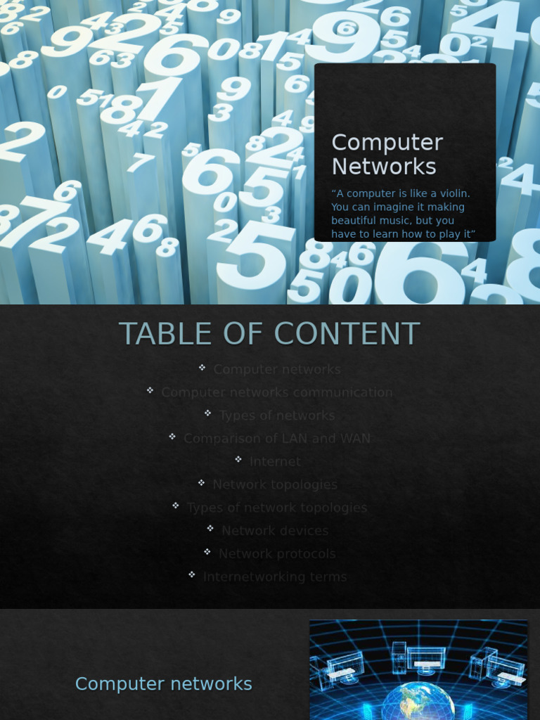Computer Networks Project - XII-1 | PDF | Computer Network | Network ...
