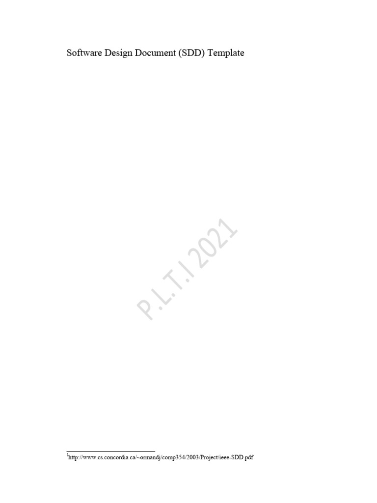 Template SDD | PDF