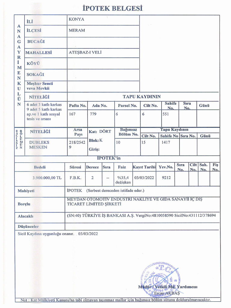 Yeni̇yol İşbank İpotek | PDF
