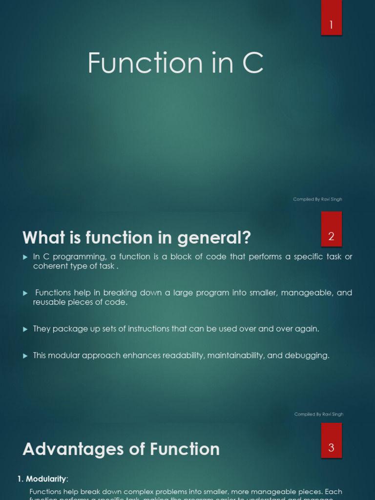 Function in C | PDF | Parameter (Computer Programming) | Scope ... Function in C | PDF | Parameter (Computer Programming) | Scope ...