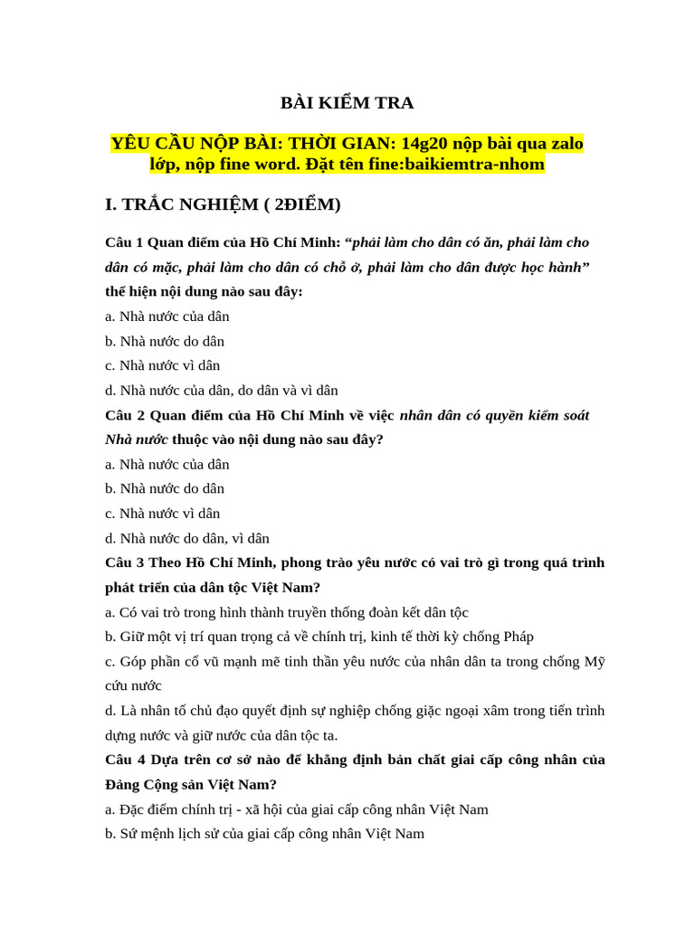 Bai Kiem Tra Tuan 8 | PDF