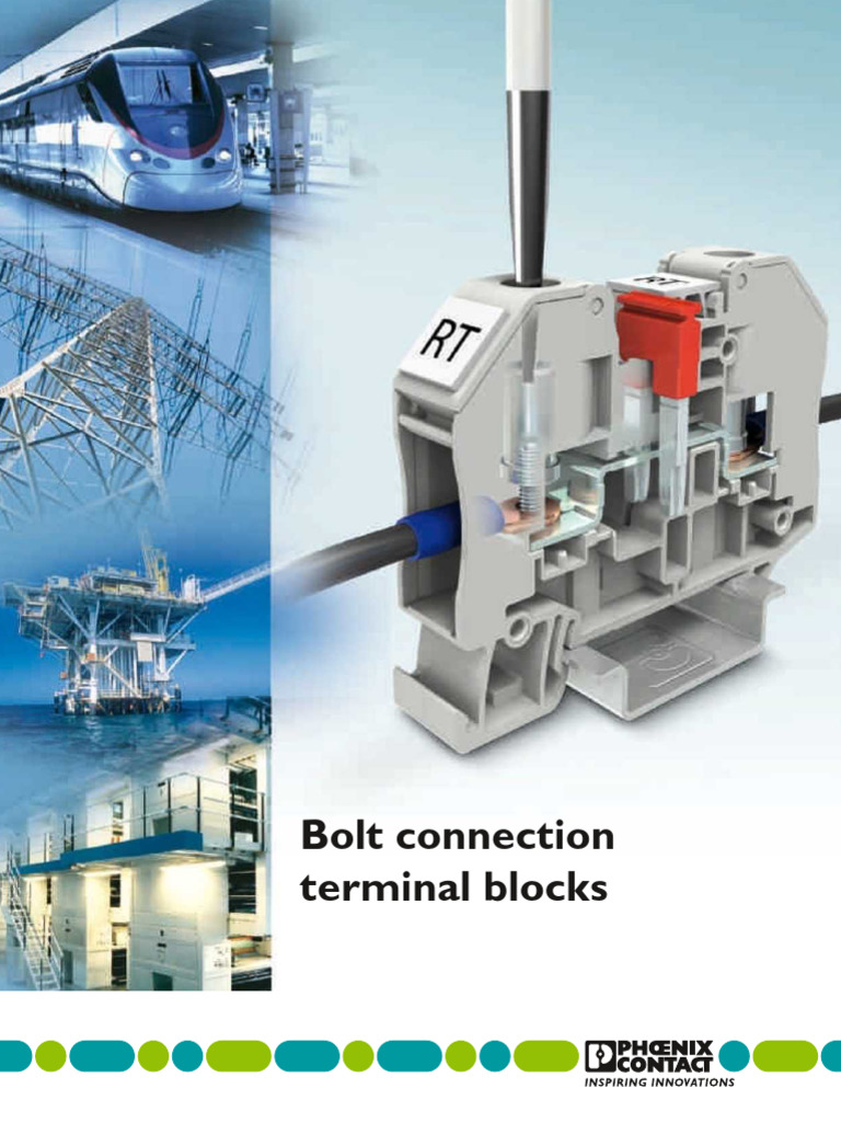 DE EN Bolt Connection Terminal Blocks LoRes | PDF | Electrical ...