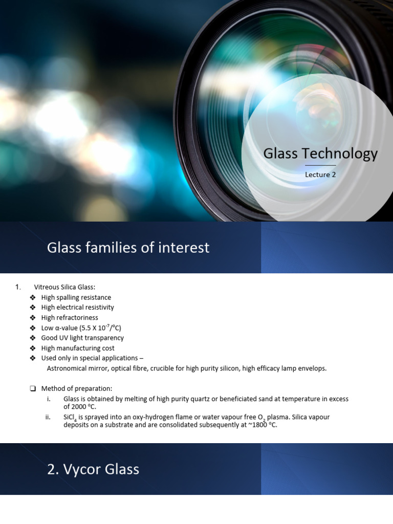 glass 5 family | PDF | Glasses | Metals