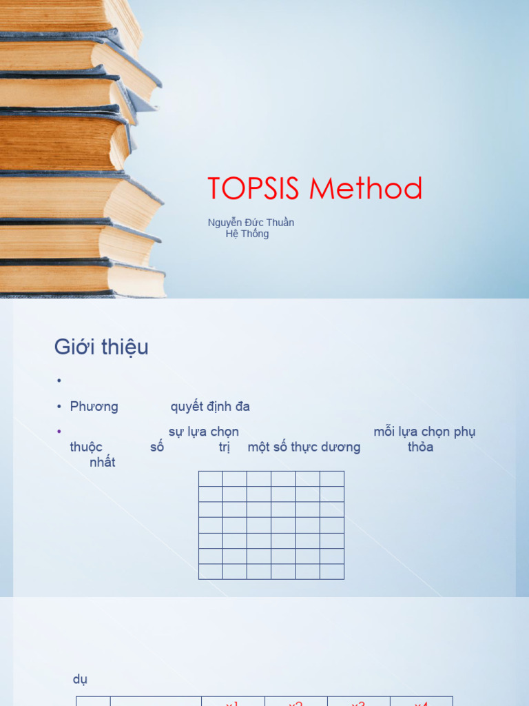 Topsis Method | PDF