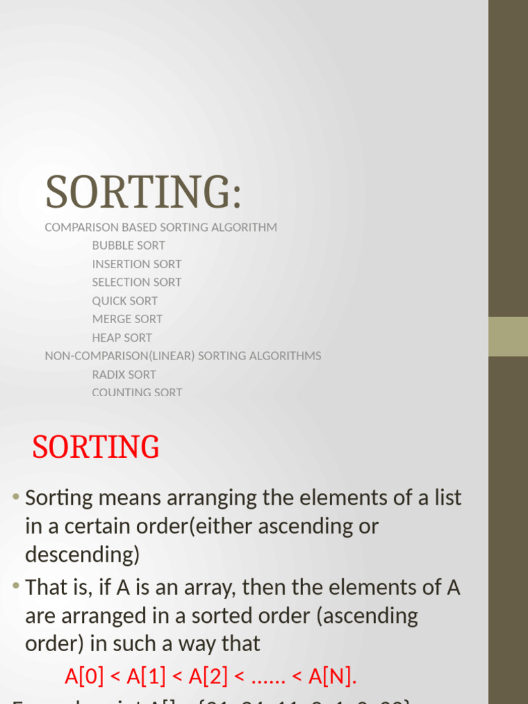 3 Dsa Sorting Basics Bubblesort Pdf Algorithms Algorithms And