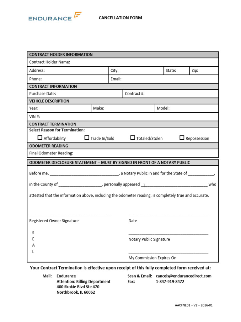 ENDURANCE_cancel form 3.26.20_567111276_59c63374-03b | PDF