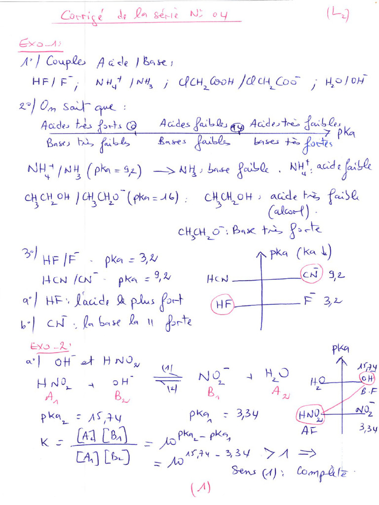 Solution-TD4 Chimie analytique | PDF