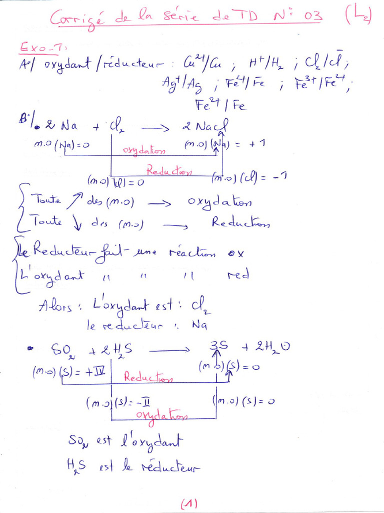 Solution Td3 Chimie Analytique Pdf