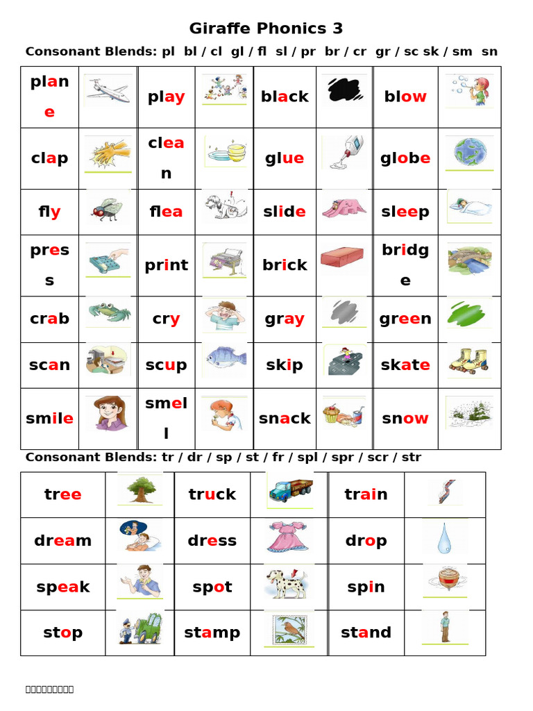 Phonics BK3 | PDF