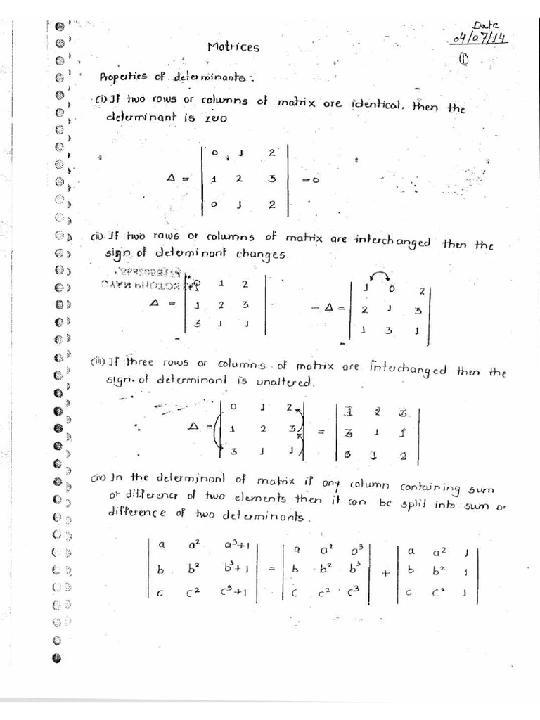 Sampleengineering Mathematics Hand Written Notesfor English Notes Pdf