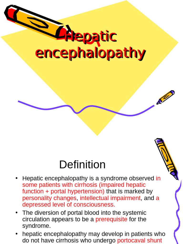 6 - Hepatic Encephalopathy | PDF | Cirrhosis | Liver