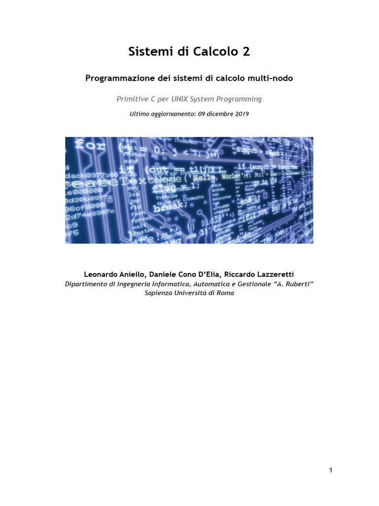Primitive C per UNIX System Programming | PDF Primitive C per UNIX System Programming | PDF