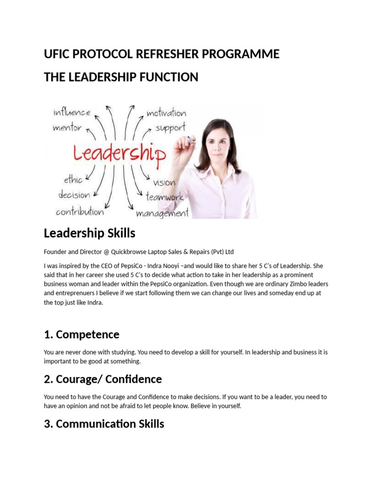 Ufic Protocol Refresher Programme | PDF