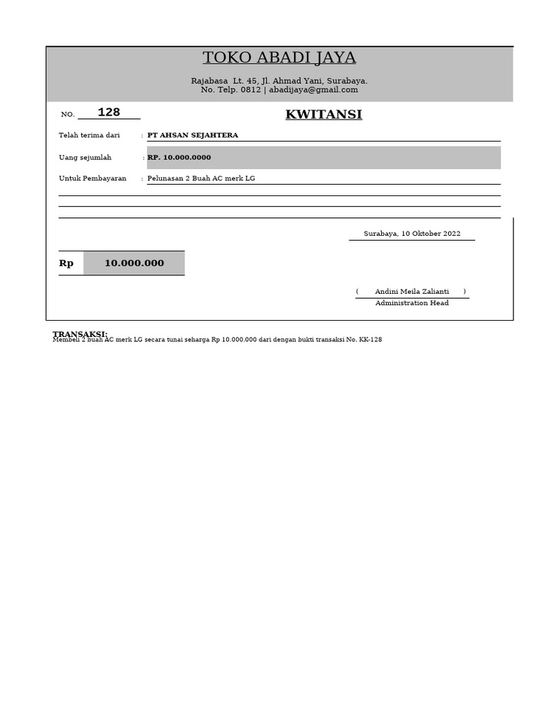 17.andini Meila Zalianti. Xi Akl 1. (PKK) | PDF